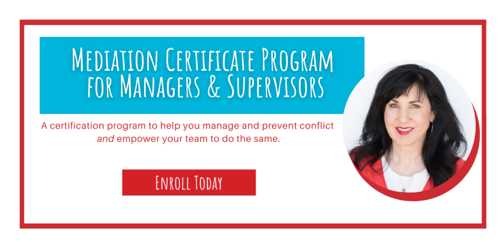 Mediation Certificate Program for Managers and Supervisors ...